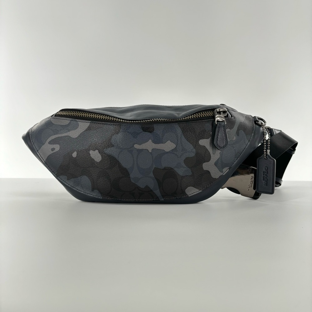 Coach Warren Belt Bag In Signature Canvas With Camo P… - Gem
